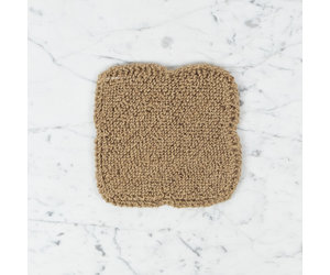 Hand Knit Jute Scrubbing Pad - Square - The Foundry Home Goods