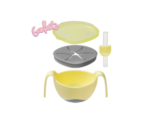 B.BOX GELATO BOWL & STRAW BANANA SPLIT - MODAKIDS