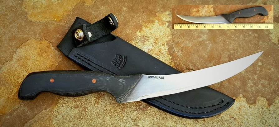 anza fish pro 6 w leather sheath $ 201 . 99