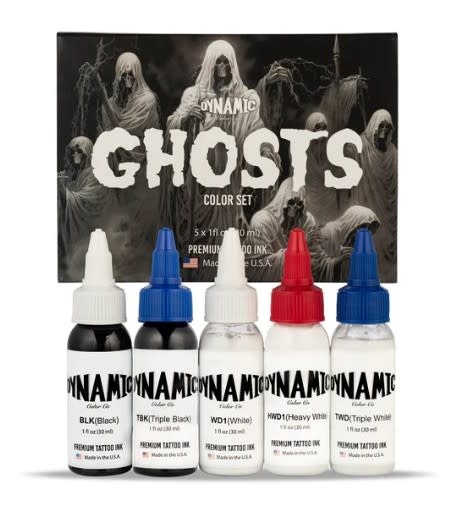 Dynamic Ghost Color Set 1 oz (5 pcs) - Darkside Tattoo Supply Inc