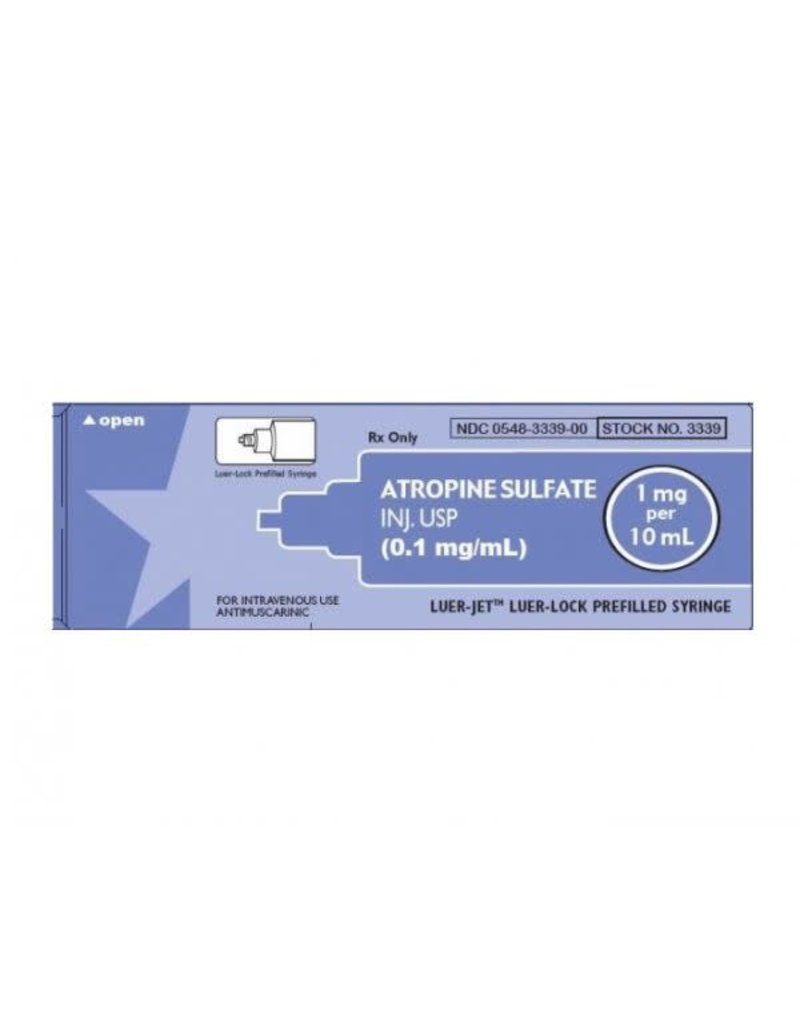 Atropine 1mg/10mL - Unified Fire Authority