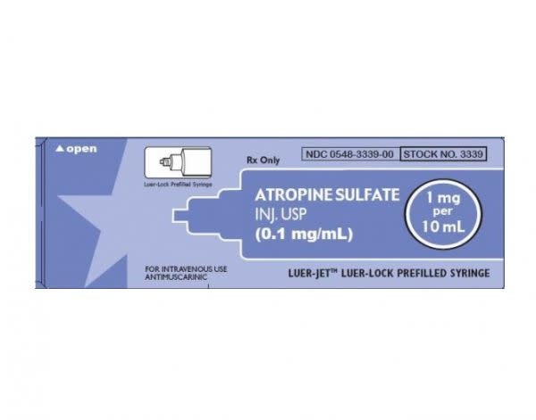 Atropine 1mg/10mL - Unified Fire Authority
