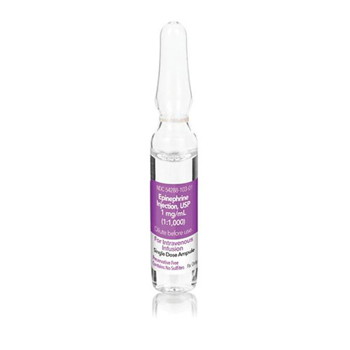 Epinephrine 1:1000, 1mL Ampule - Unified Fire Authority