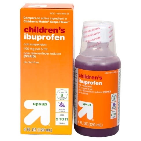 Children's Ibuprofen 4 fl oz (100mg/5mL) - Unified Fire Authority