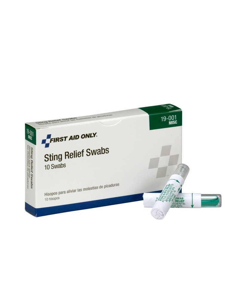 Insect Bite Sting Relief Swabs 10/bx - Unified Fire Authority