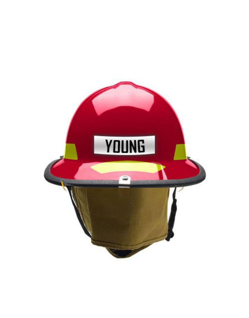 Reflective Name Tag (Helmet) - Unified Fire Authority