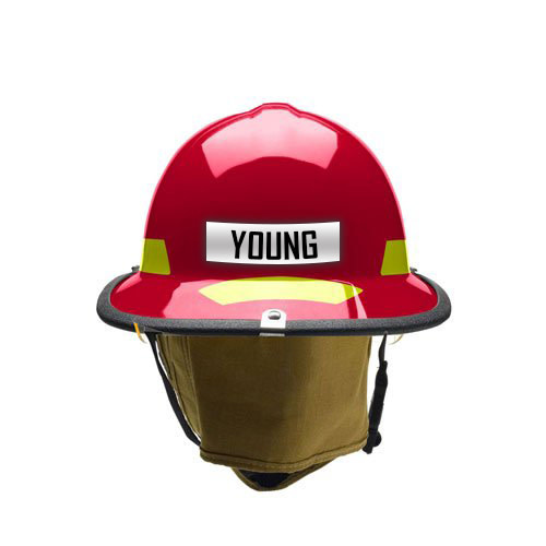Reflective Name Tag (Helmet) - Unified Fire Authority
