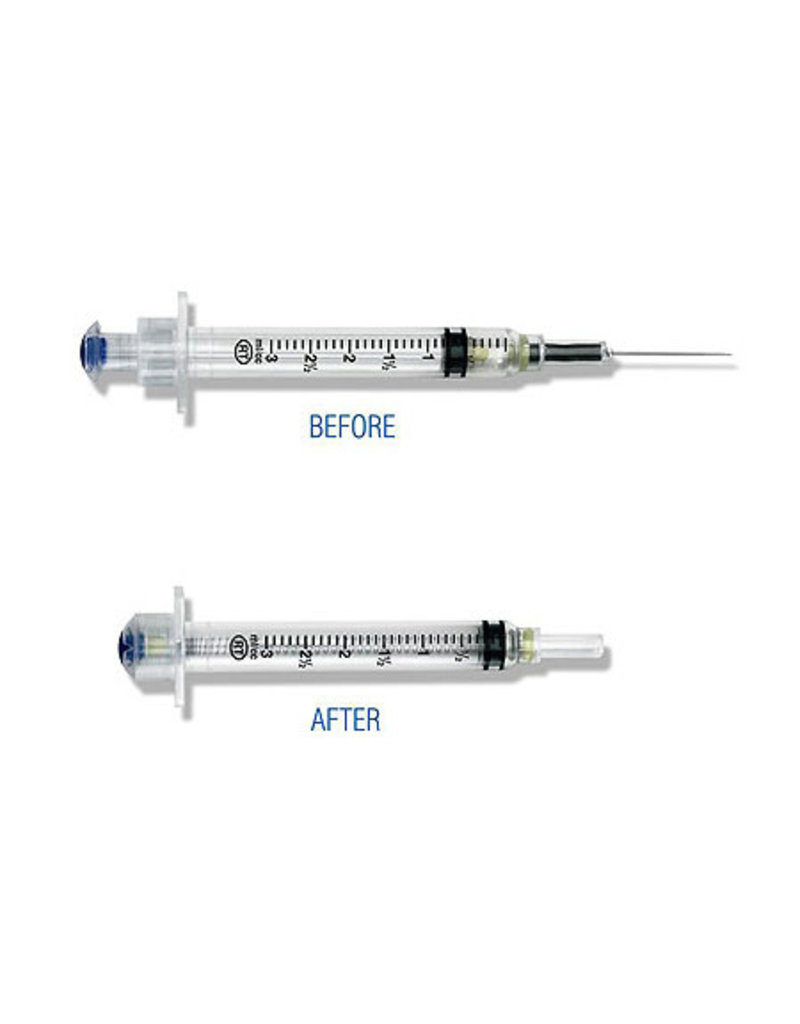 Syringe 3cc W/23 gx x 1'' Needle, Vanishpoint single - Unified Fire ...