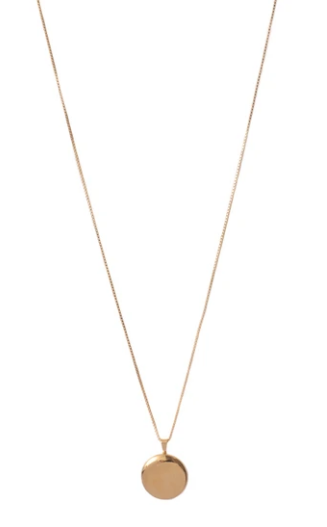 Chain with round locket store