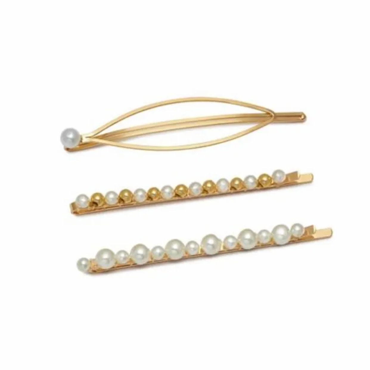 PEARL TRIO HAIR SLIDE SET - Beyond The Rainbow