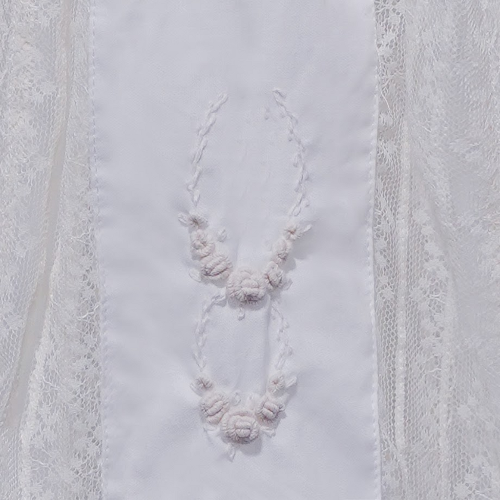 MARLEY CHRISTENING GOWN-ECRU - Beyond The Rainbow