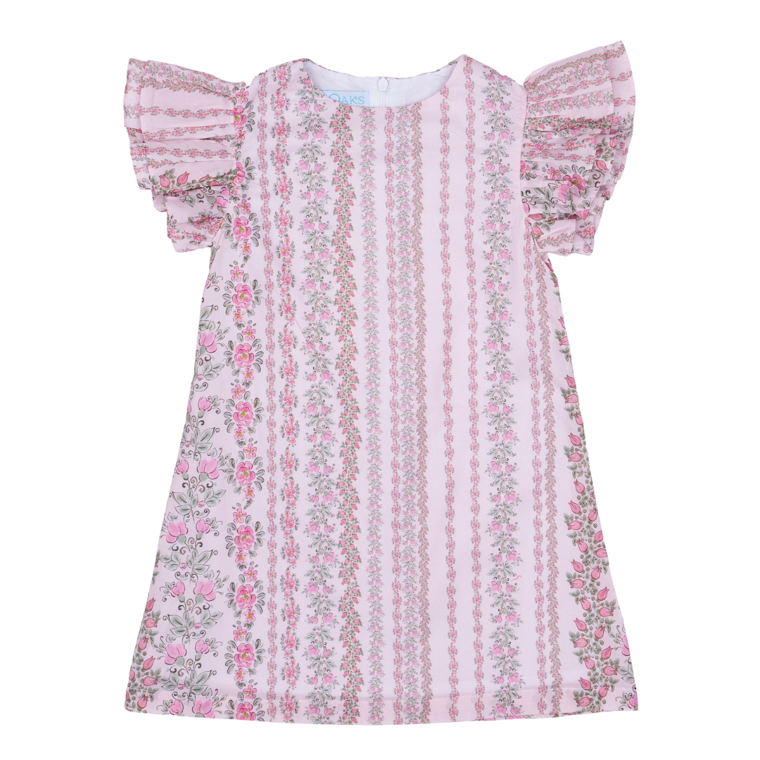 Blayke Pretty Pink Trellis Dress - Beyond The Rainbow