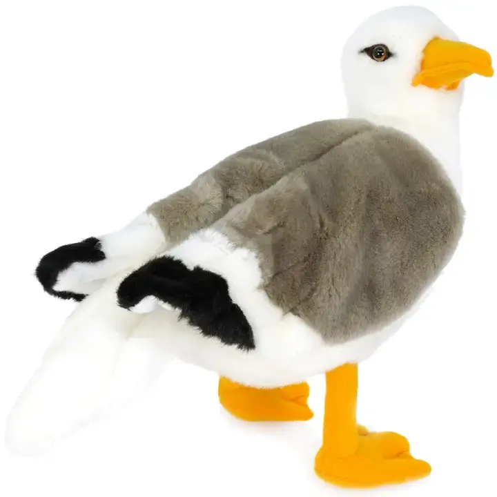 12" Seamus the Seagull Plush - Birds Connect Seattle Nature Shop