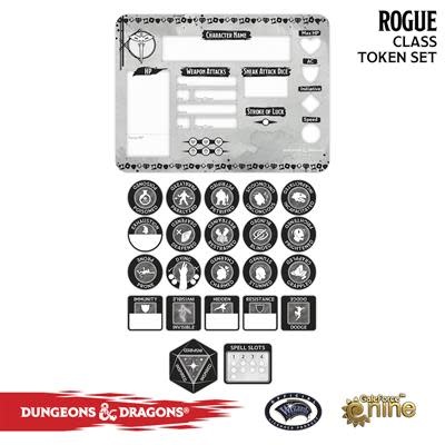 D&D 5E: Player Token Set - Rogue - Gift of Games