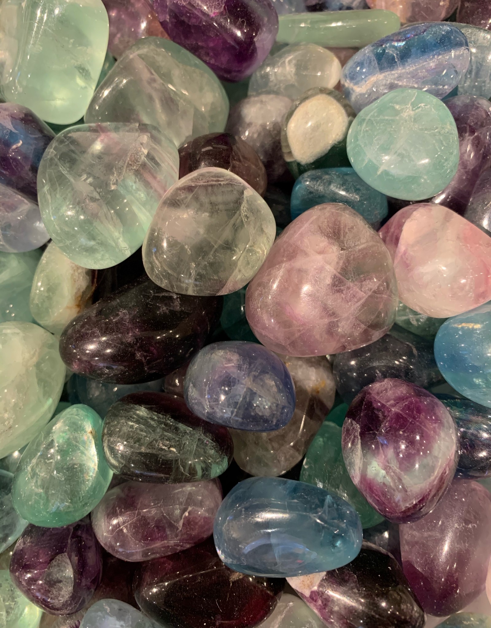 Fluorite (tumbled) LARGE - Becca