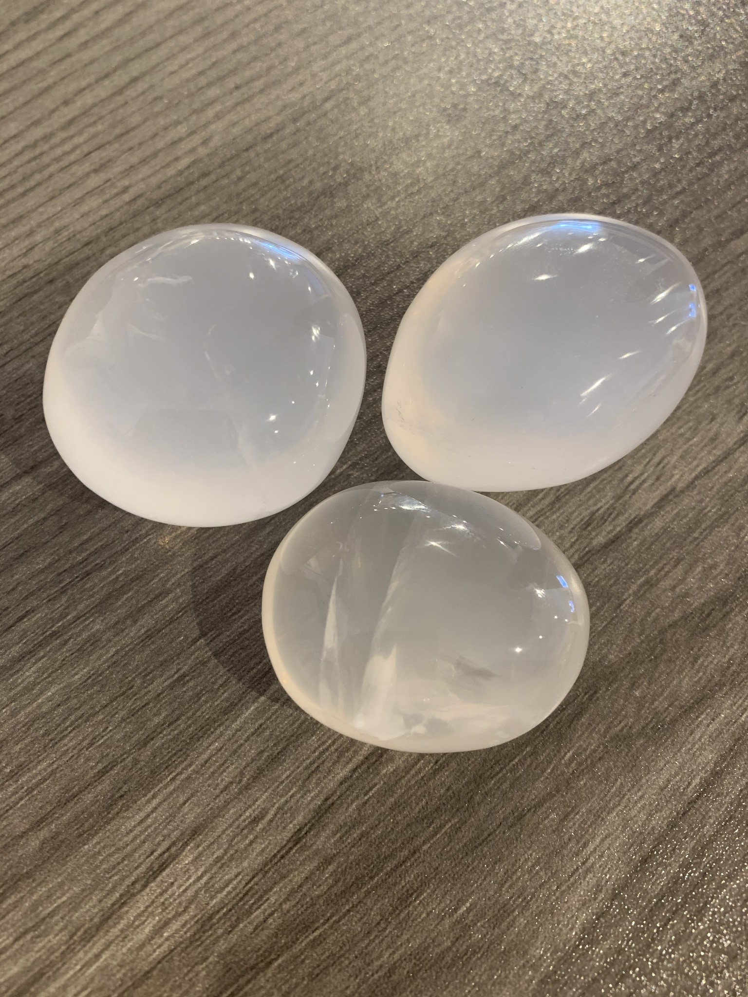 Clear Quartz Palmstone - Becca