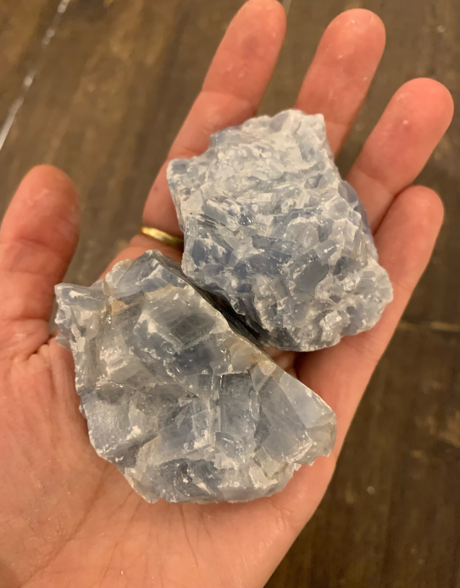 Blue Calcite Rock