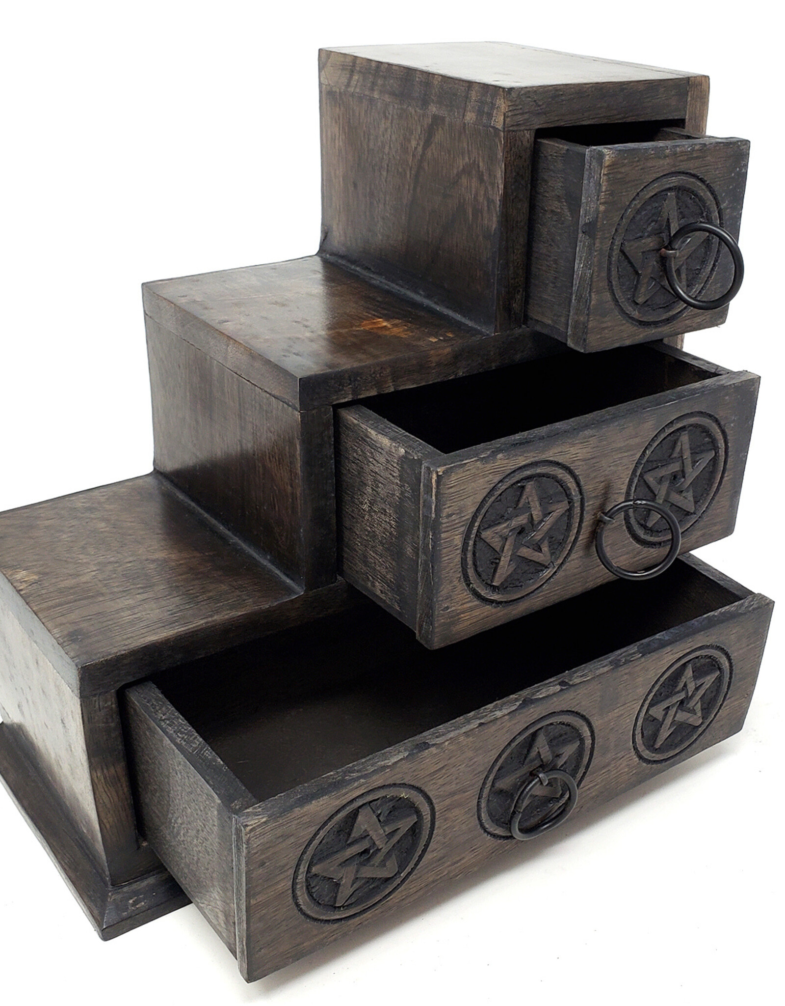 Pentagram 3 Step Chest 9x9" - Becca