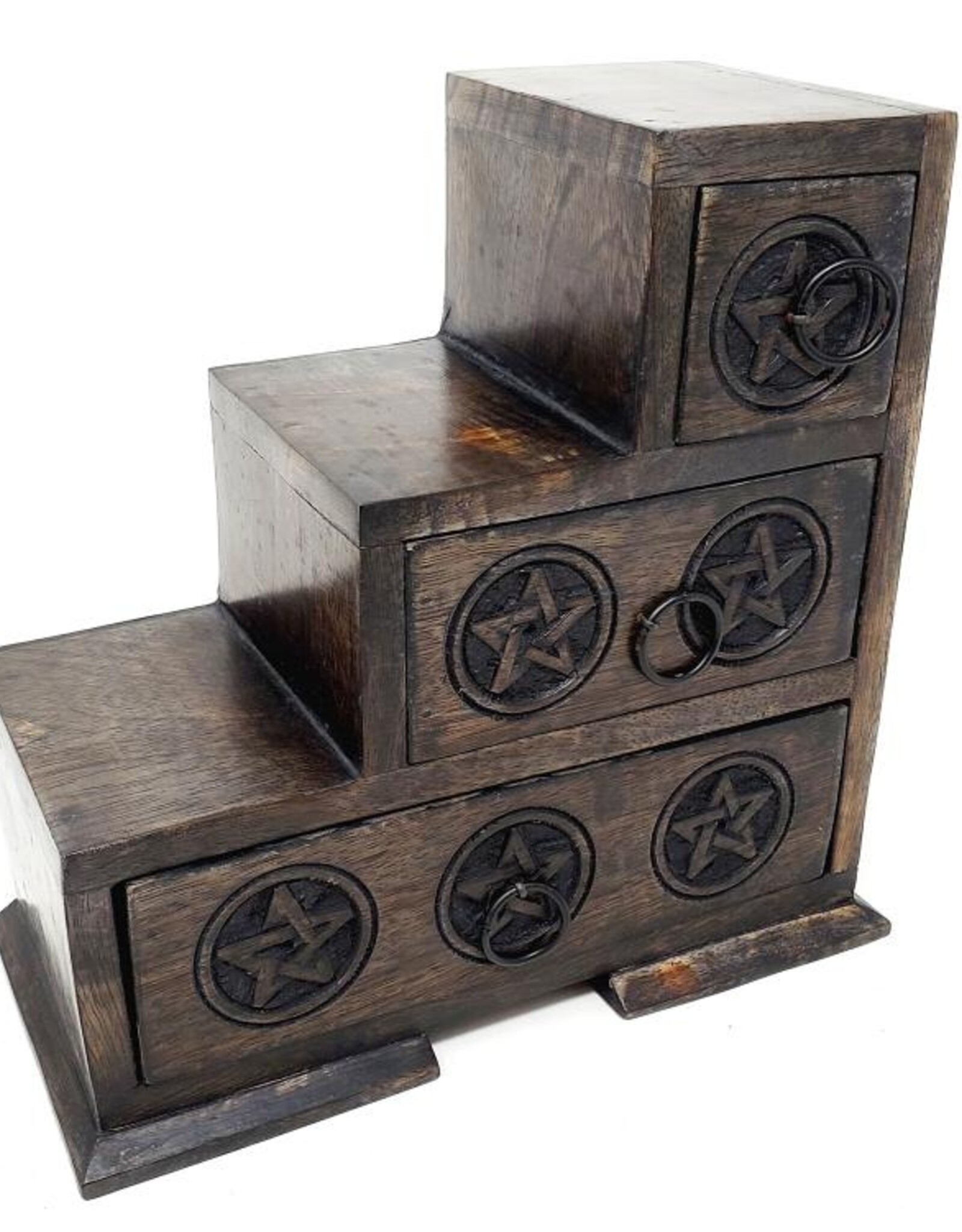 Pentagram 3 Step Chest 9x9" - Becca