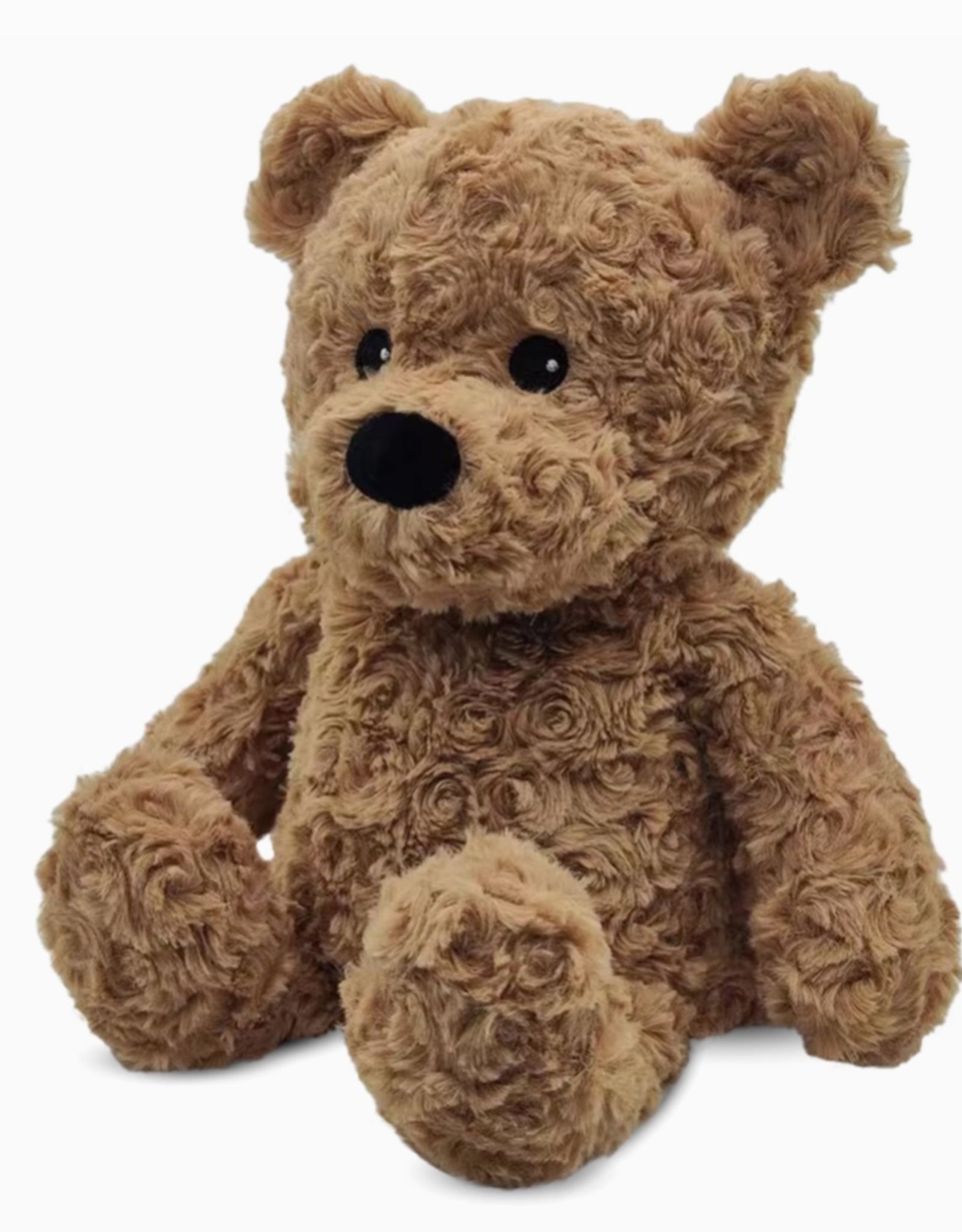 Brown Curly Bear Warmies - Becca