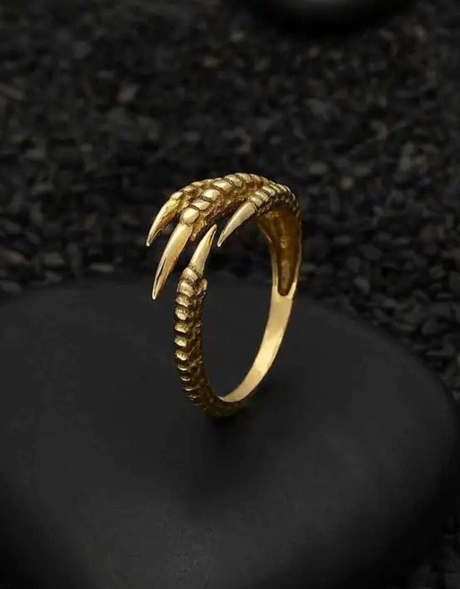 Adjustable Bird Claw Ring | Bronze - Becca