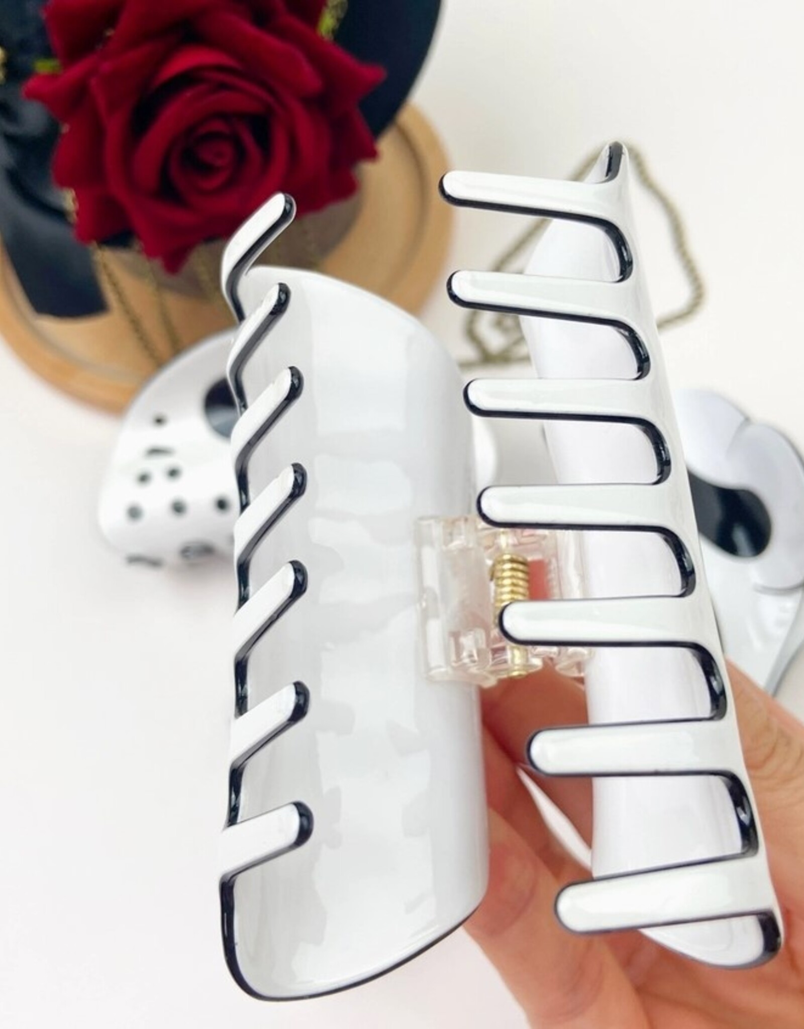 Halloween Scary Ghost Hair Clips | A - Becca