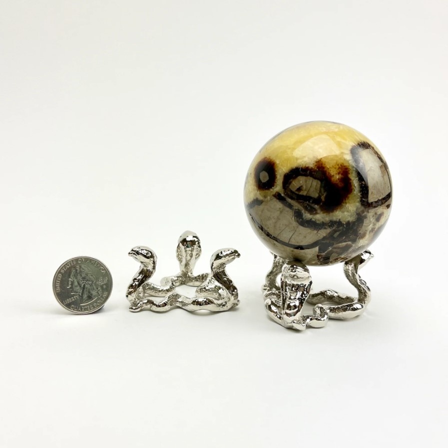 Metal Sphere Stand | Triple Snake - Becca