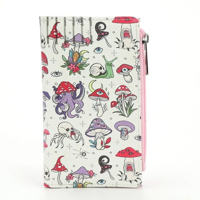 -Goth Mushroom Wallet - Becca