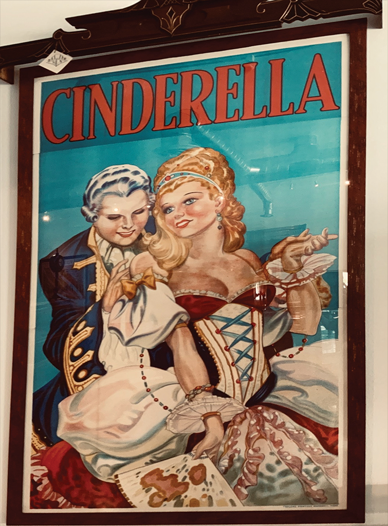 Cinderella Pantomime Poster framed - South Pointe Vintage