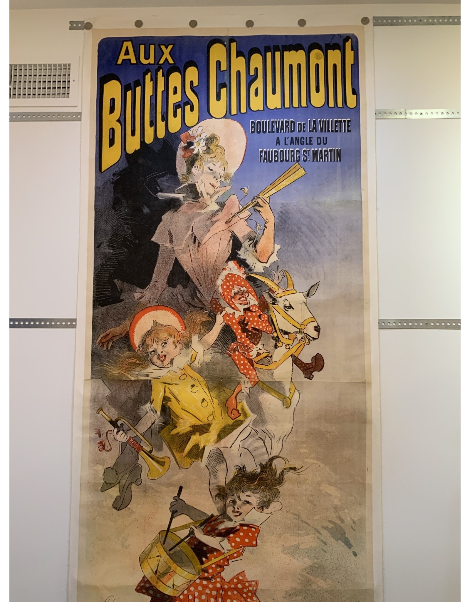Aux Buttes Chaumont/Jouets. 1888 By Jules Cheret - South Pointe Vintage