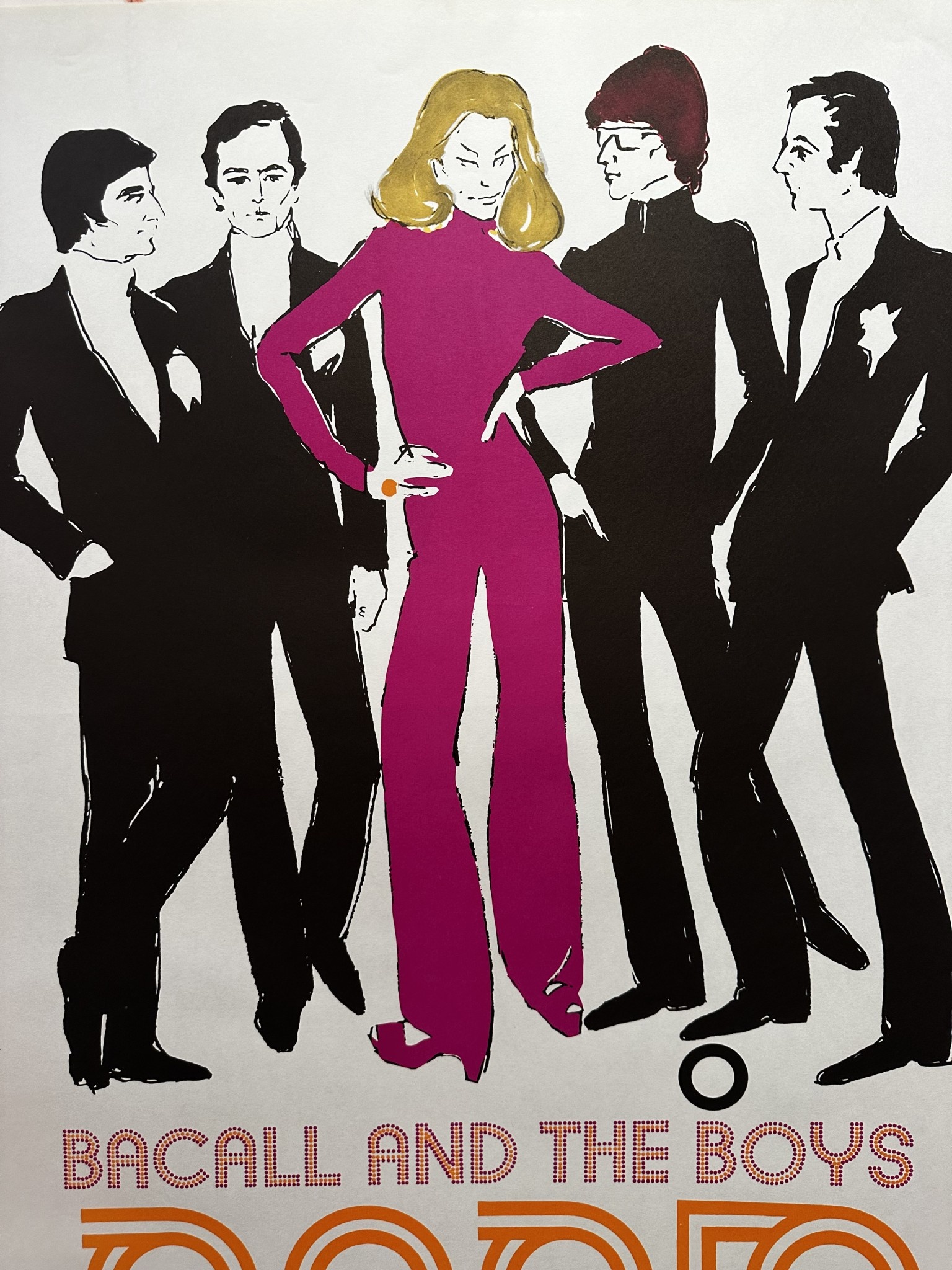 Joe Eula Bacall and The Boys/Paris 1968 - South Pointe Vintage