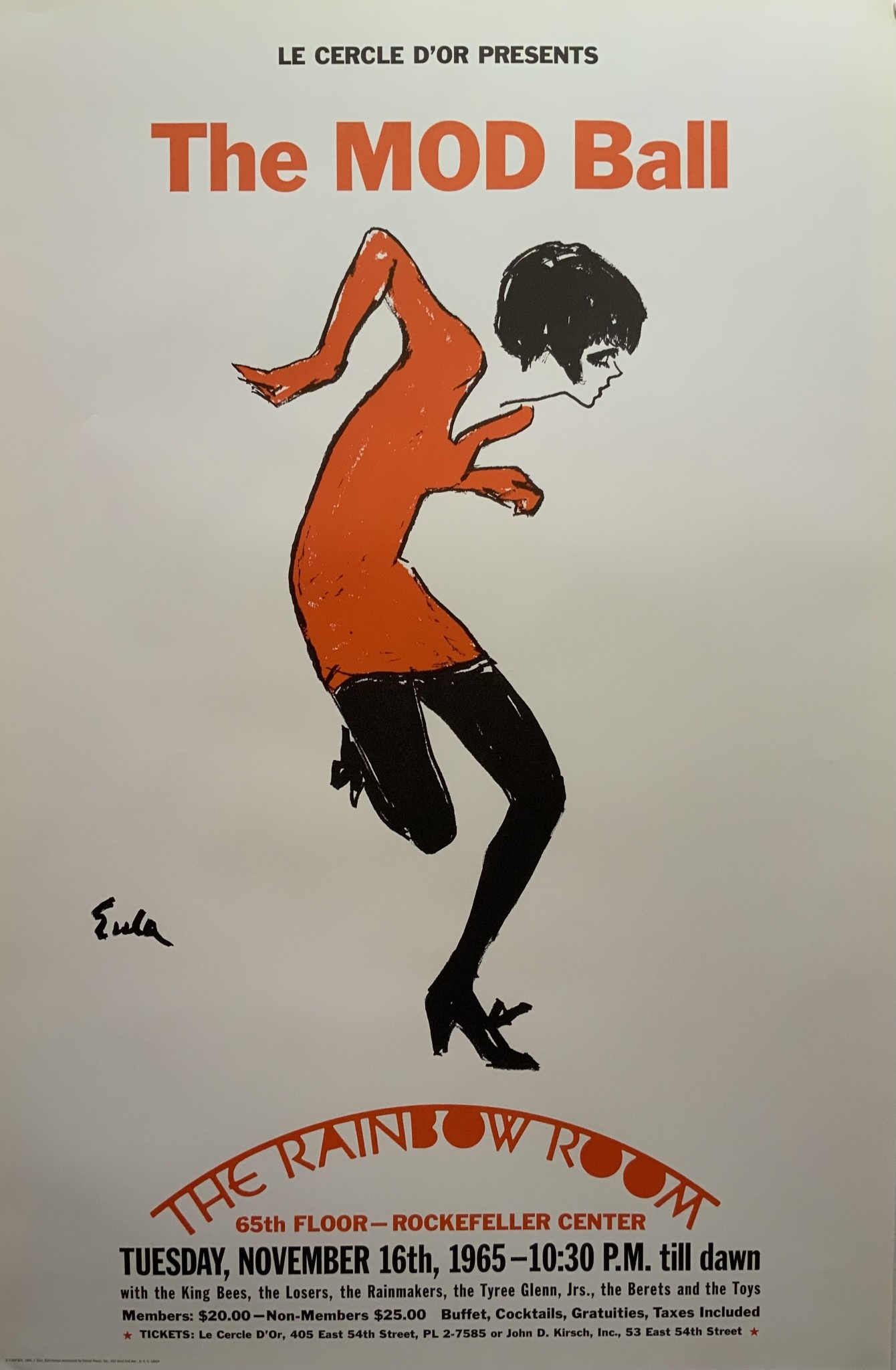 Joe Eula The Mod Ball/The Rainbow Room 1965 - South Pointe Vintage