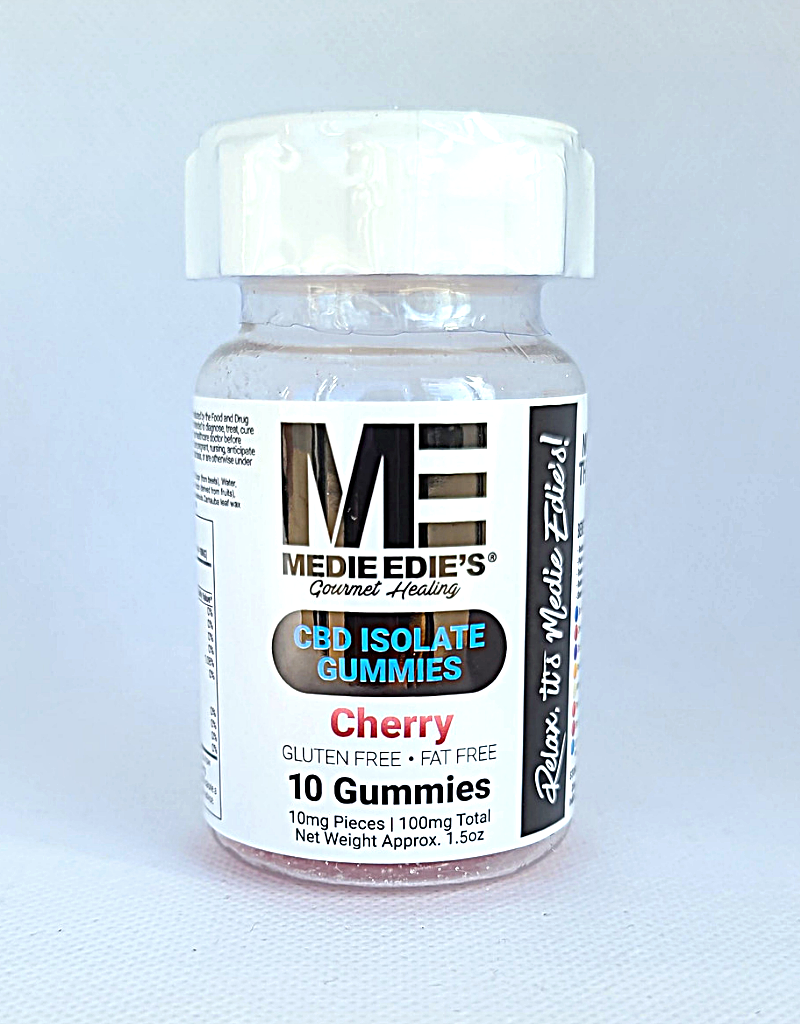Medie Edie's Gummies - Cherry - 10mg/100mg - Elite Health & Wellness