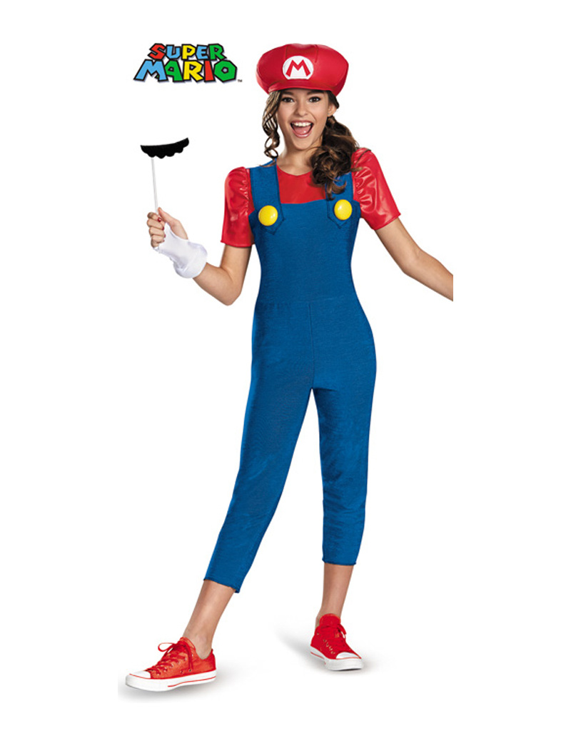 Mario Costume - Girls - Party On!