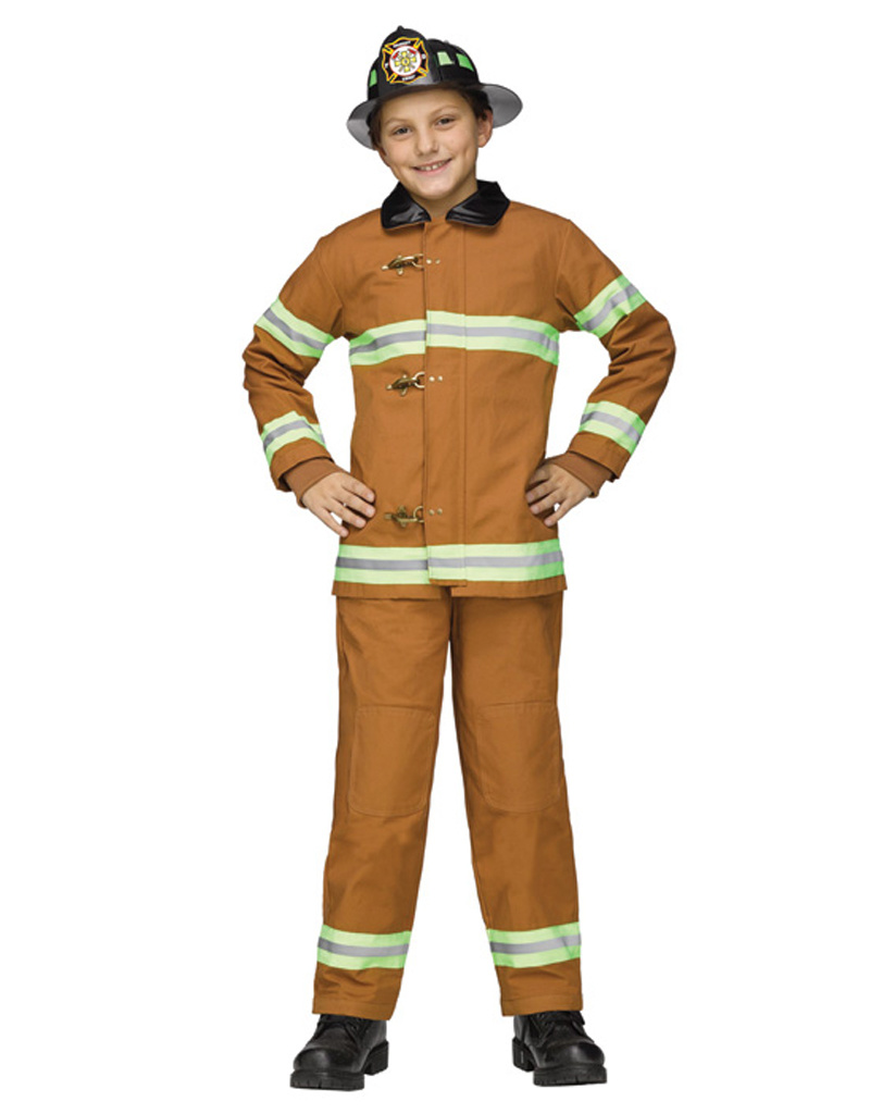 Fireman Deluxe Costume - Boys - Party On!