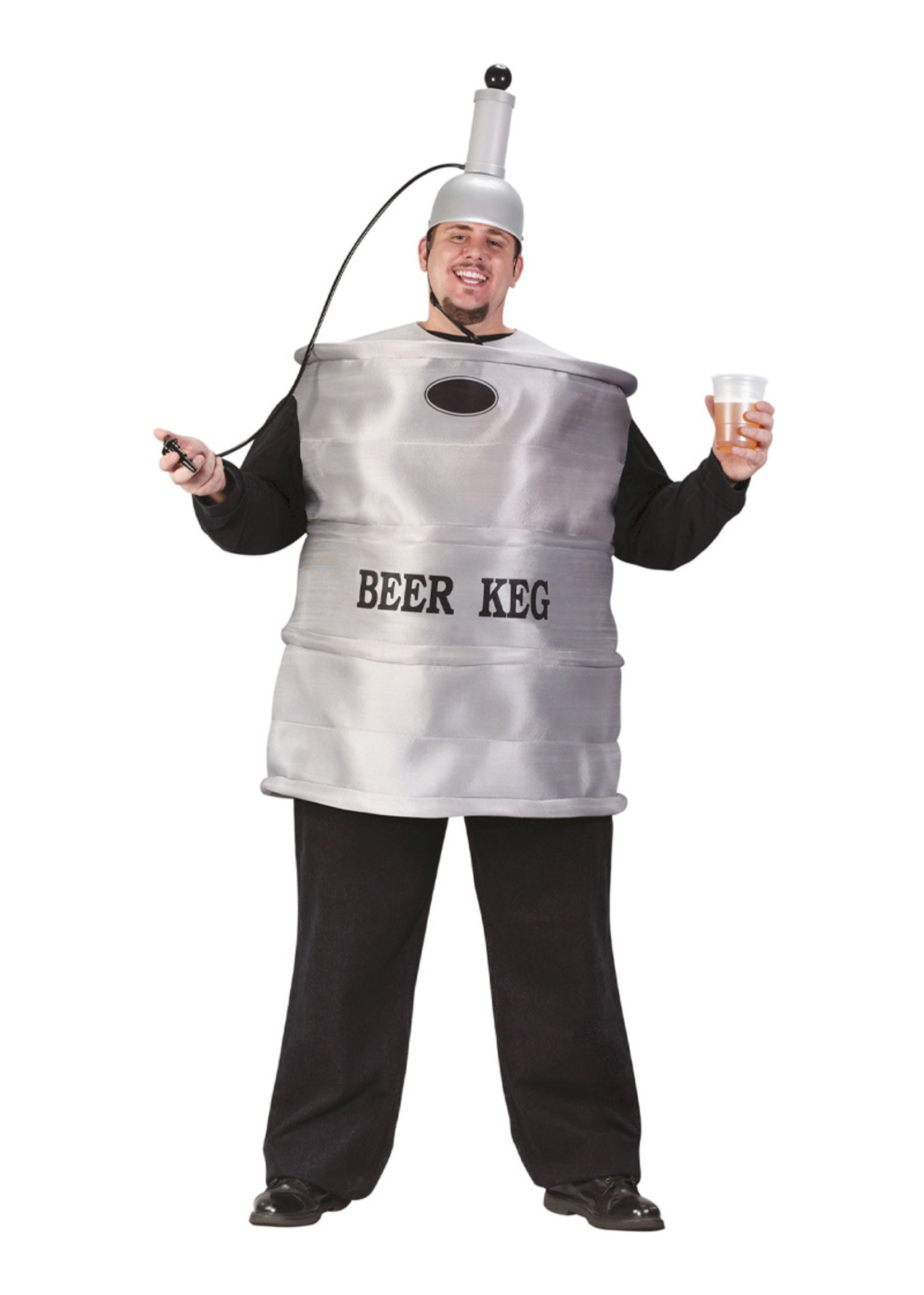 Beer Keg Costume - Men's Plus - Party On!