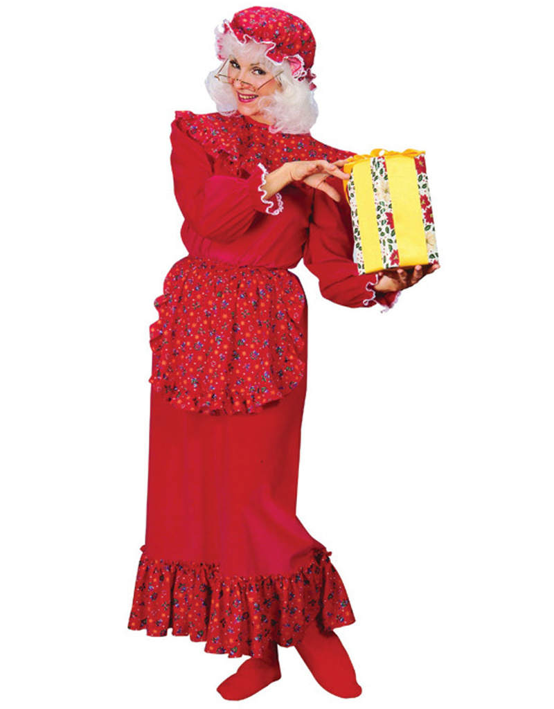Mrs Claus Costume Womens Party On