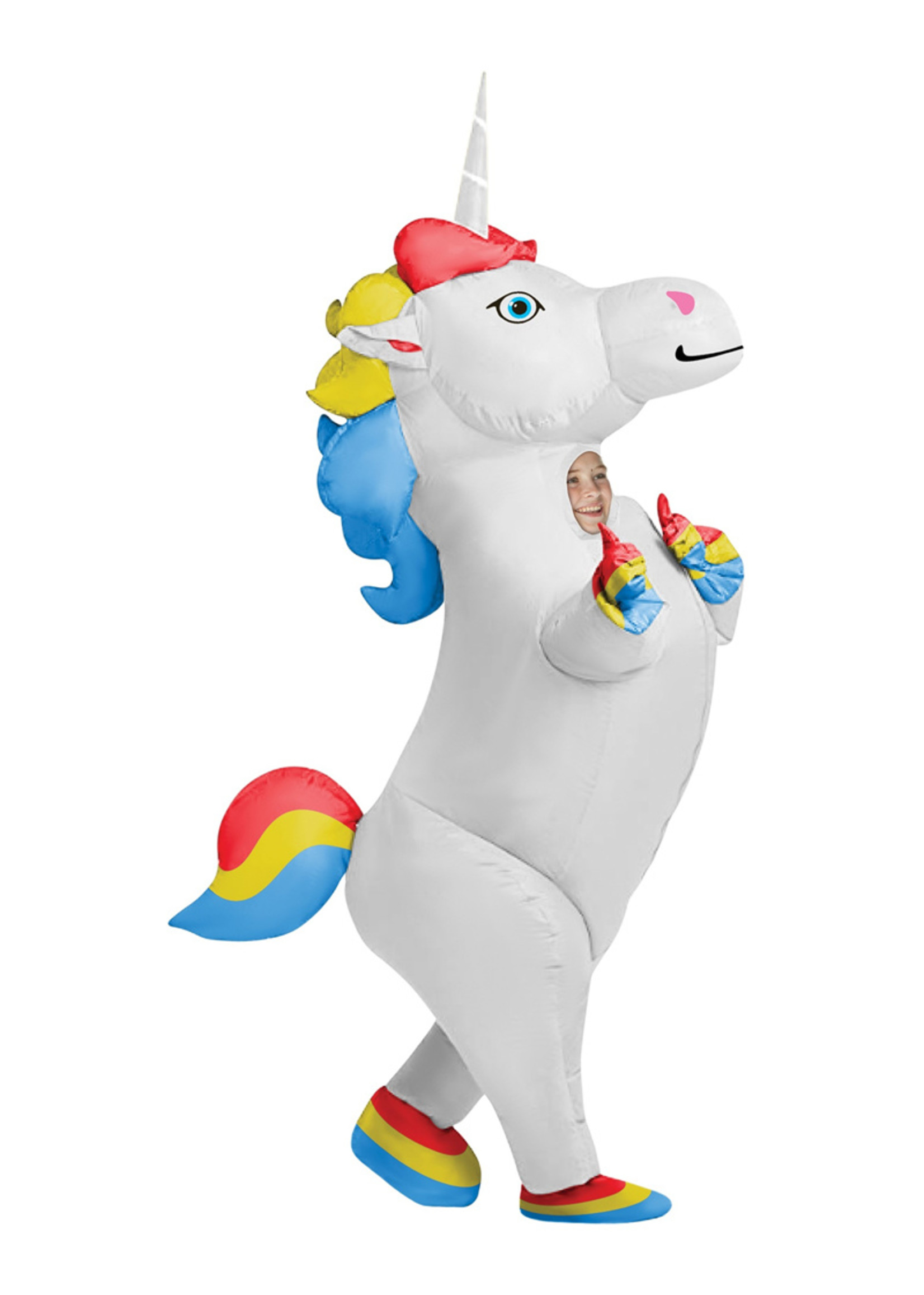 Prancing Inflatable Unicorn - Youth - Party On!