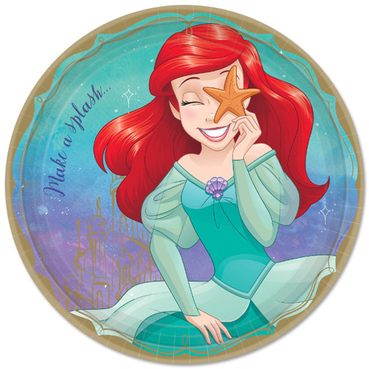 Disney Princess Ariel 9" Plates - 8ct - Party On!