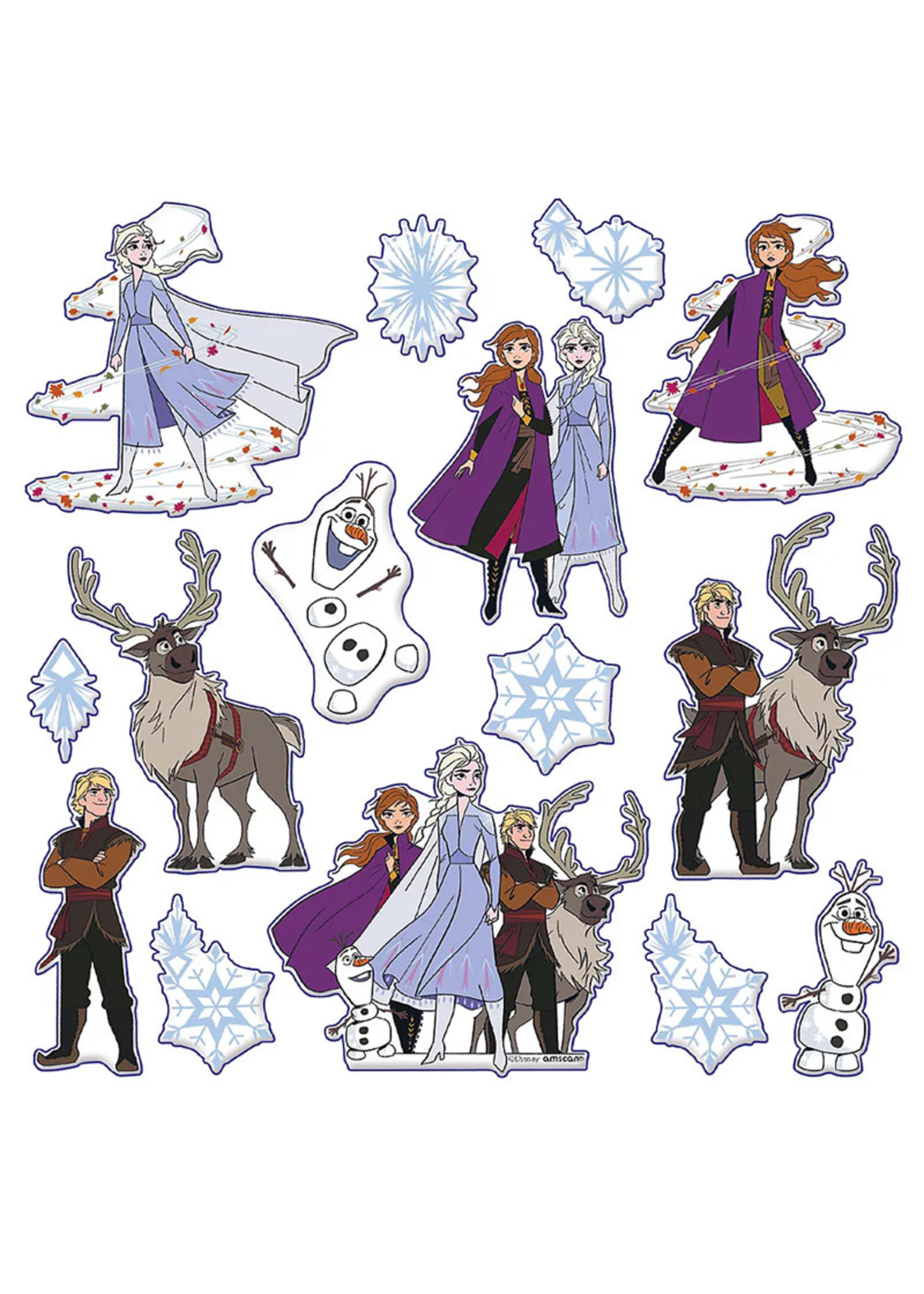 Disney Frozen Puffy Stickers - 1 Sheet - Party On!