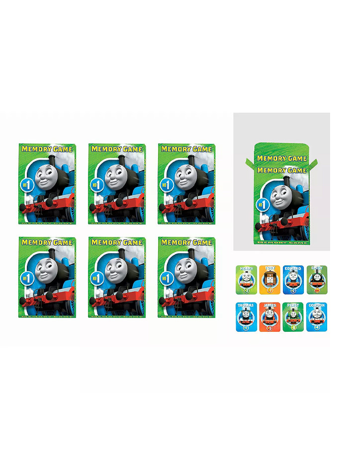 Thomas the Tank Engine Memory Match Games 6ct - Party On!