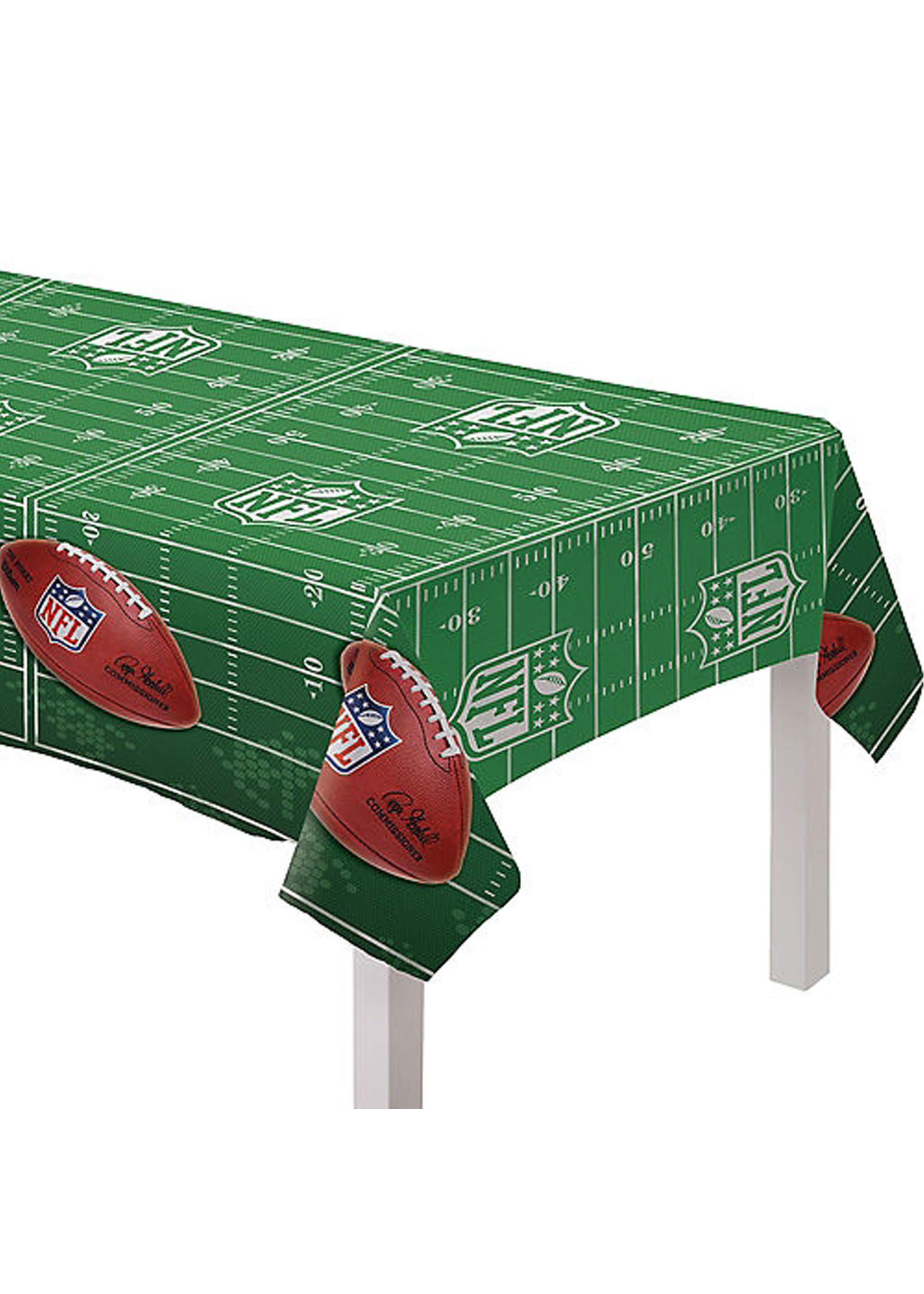 NFL Drive Plastic Table Cover - Party On!