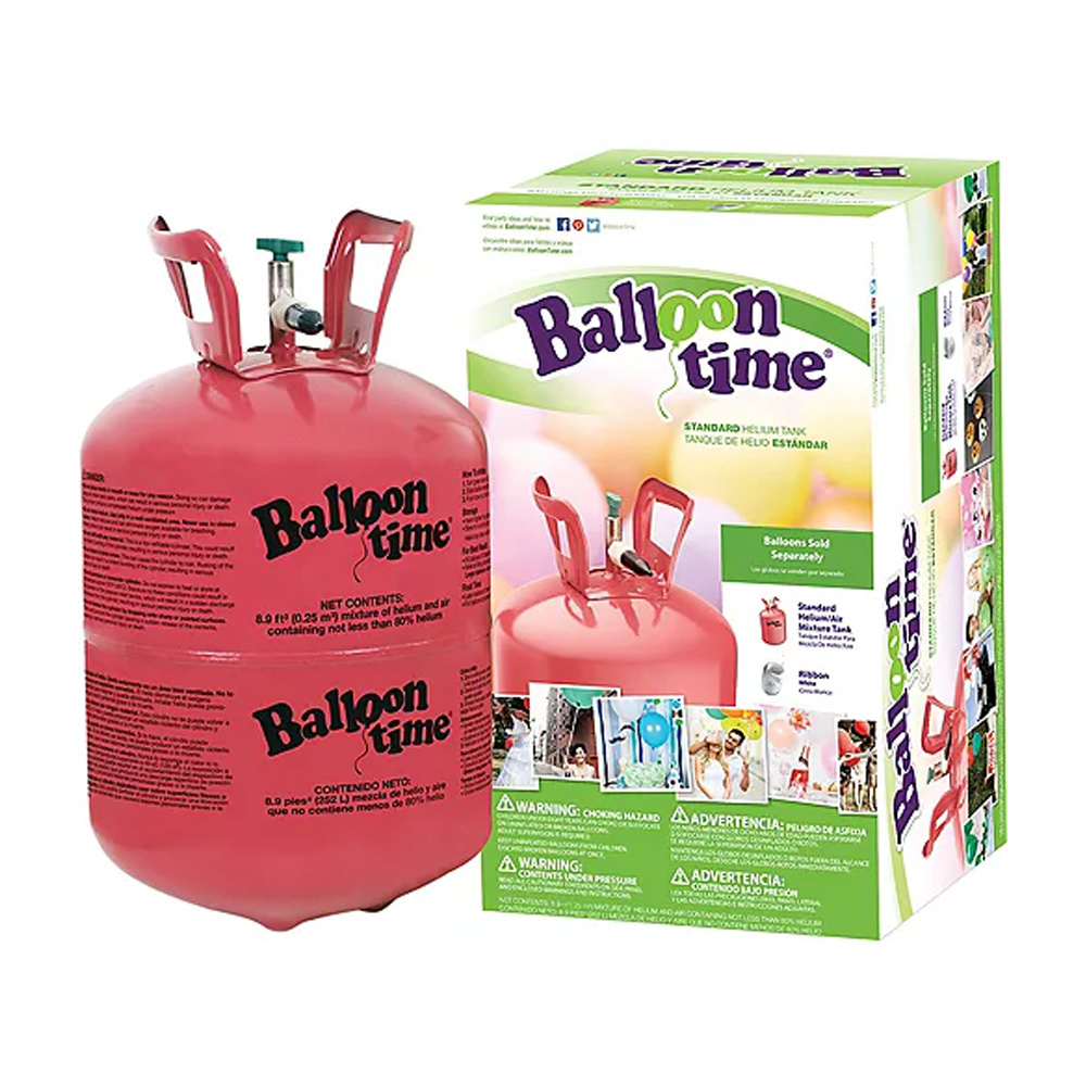 Balloon Time Small Helium Tank 8.9cu ft - Party On!