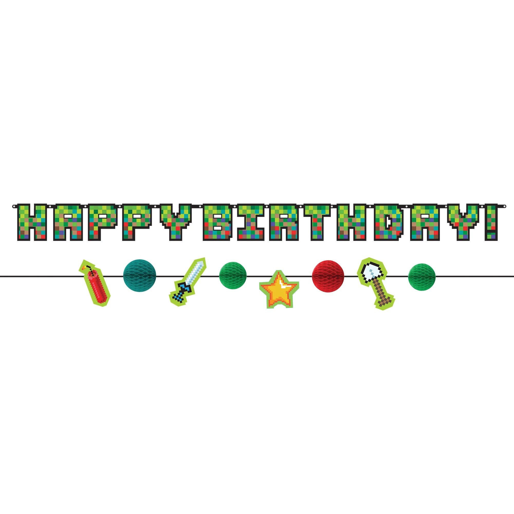Pixel Party Banner Kit - Party On!