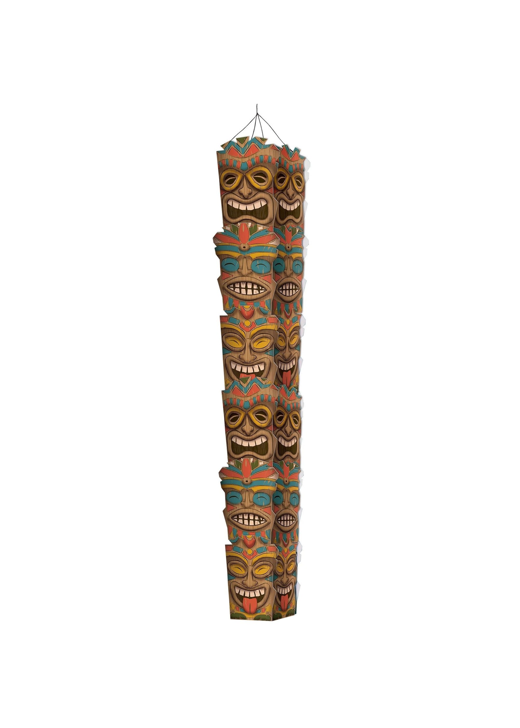 Vintage Tiki Totem Pole Hanging Decoration - Party On!