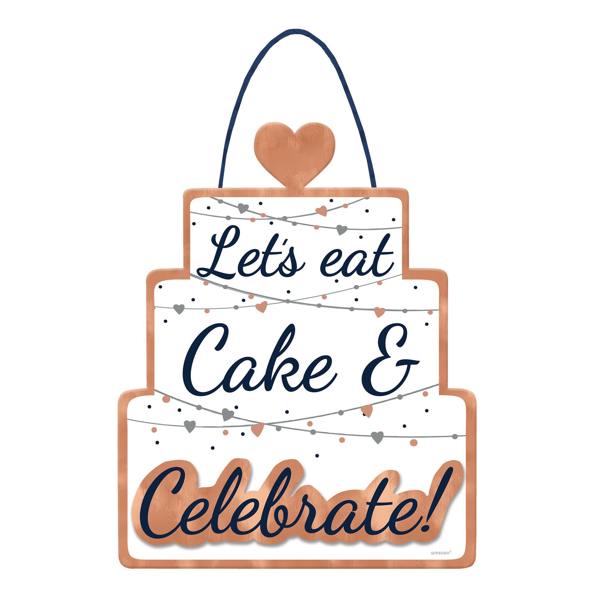 Navy Bride Hanging Sign - Party On!