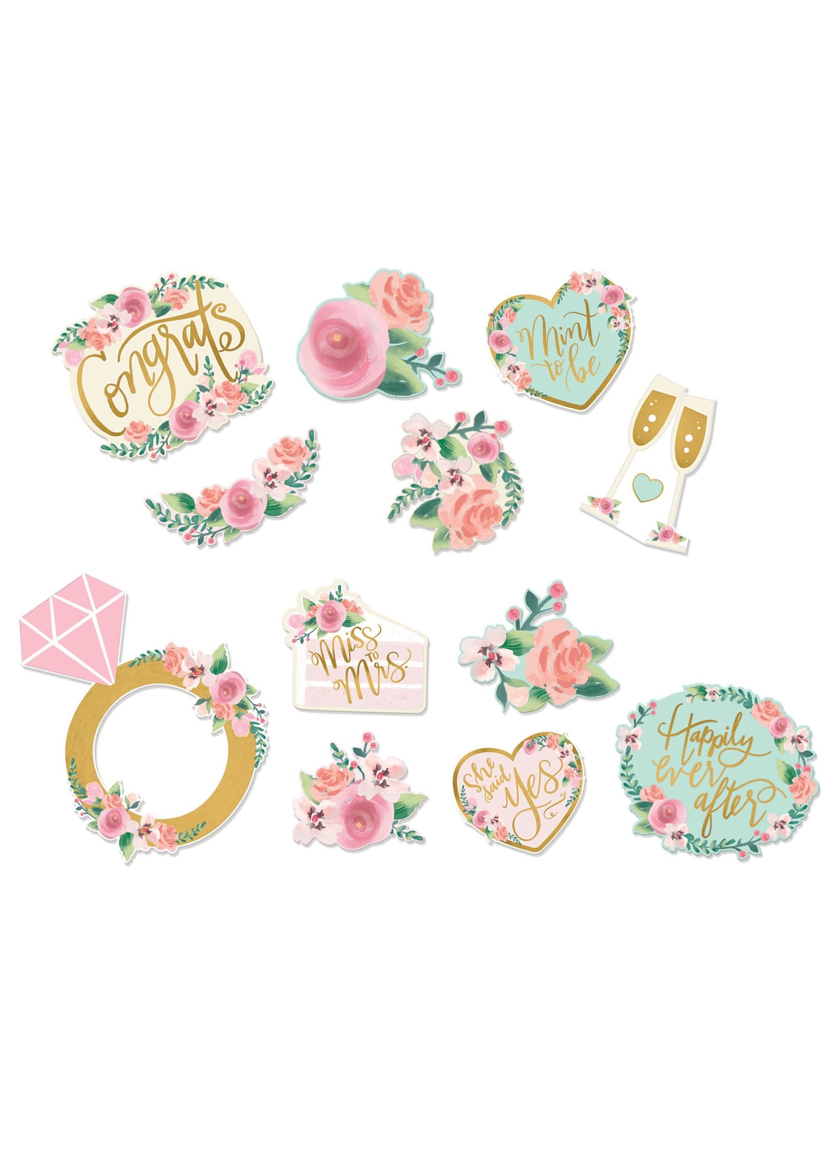 Mint To Be Cutouts - Party On!