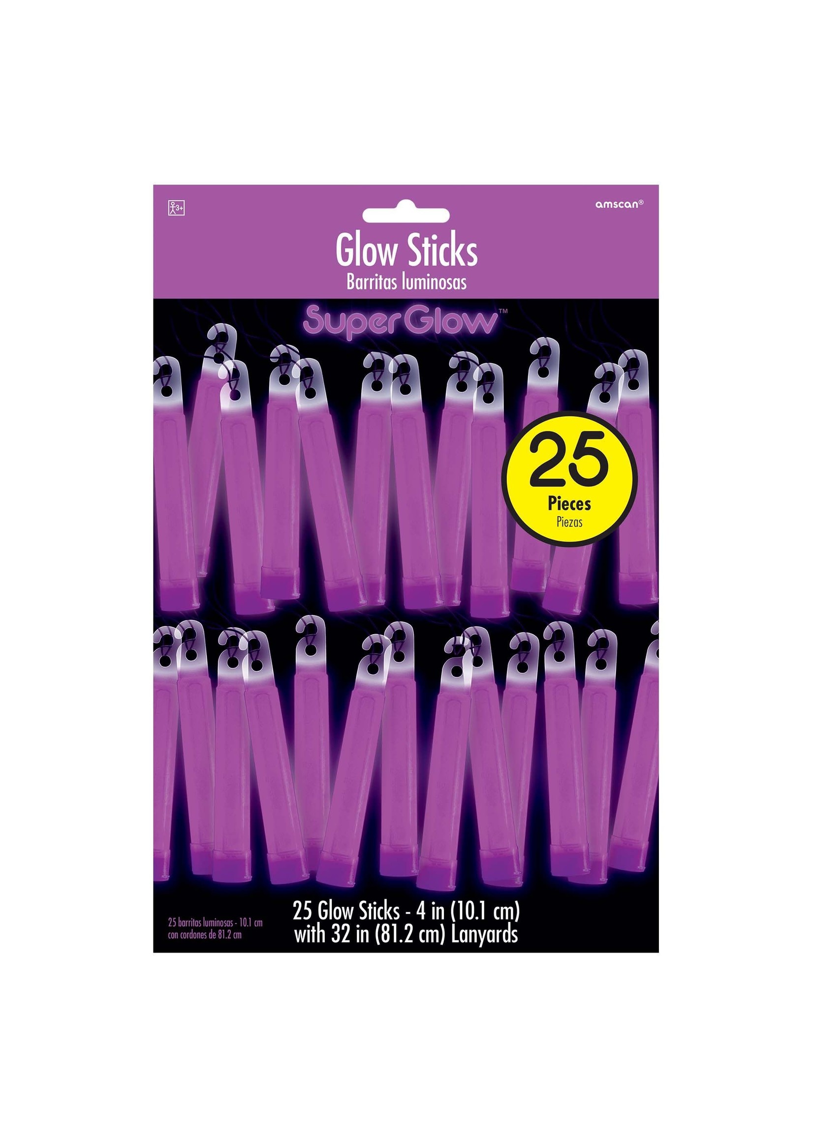 Purple Glow Sticks - 25ct - Party On!
