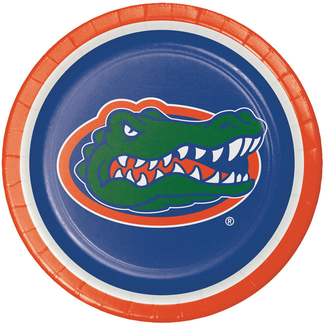 Florida Gators Lunch Plates - 8ct - Party On!