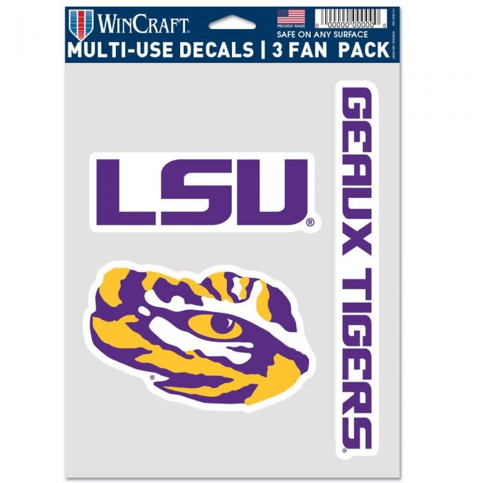 LSU Tigers Multi-Use Decal Set - Party On!